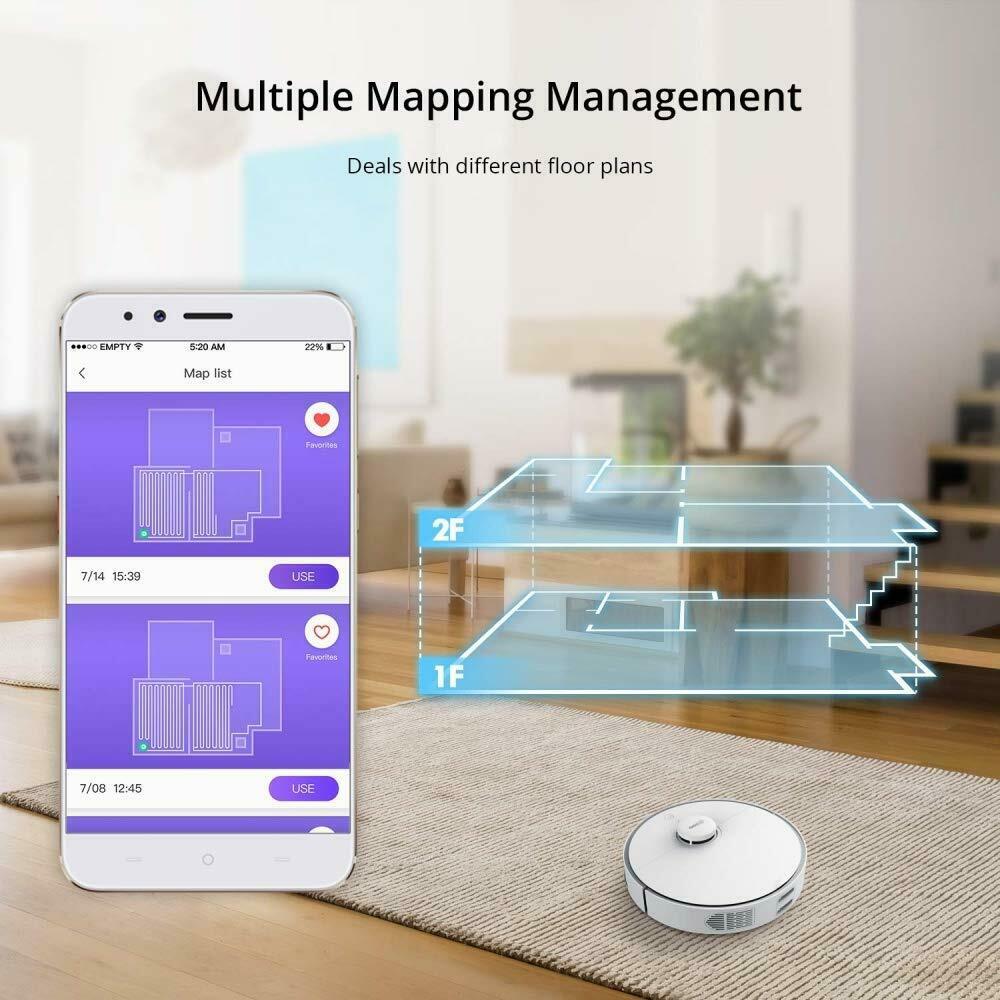 360 S7 Laser Navigation Robot Vacuum Cleaner Mop 2000pa Suction Au Ver